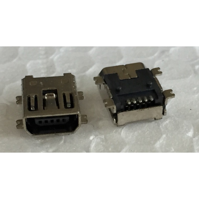 【IF】Mini USB connector 連接器 5p SMD AB TYPE 母 5Pin A/B type | 蝦皮購物