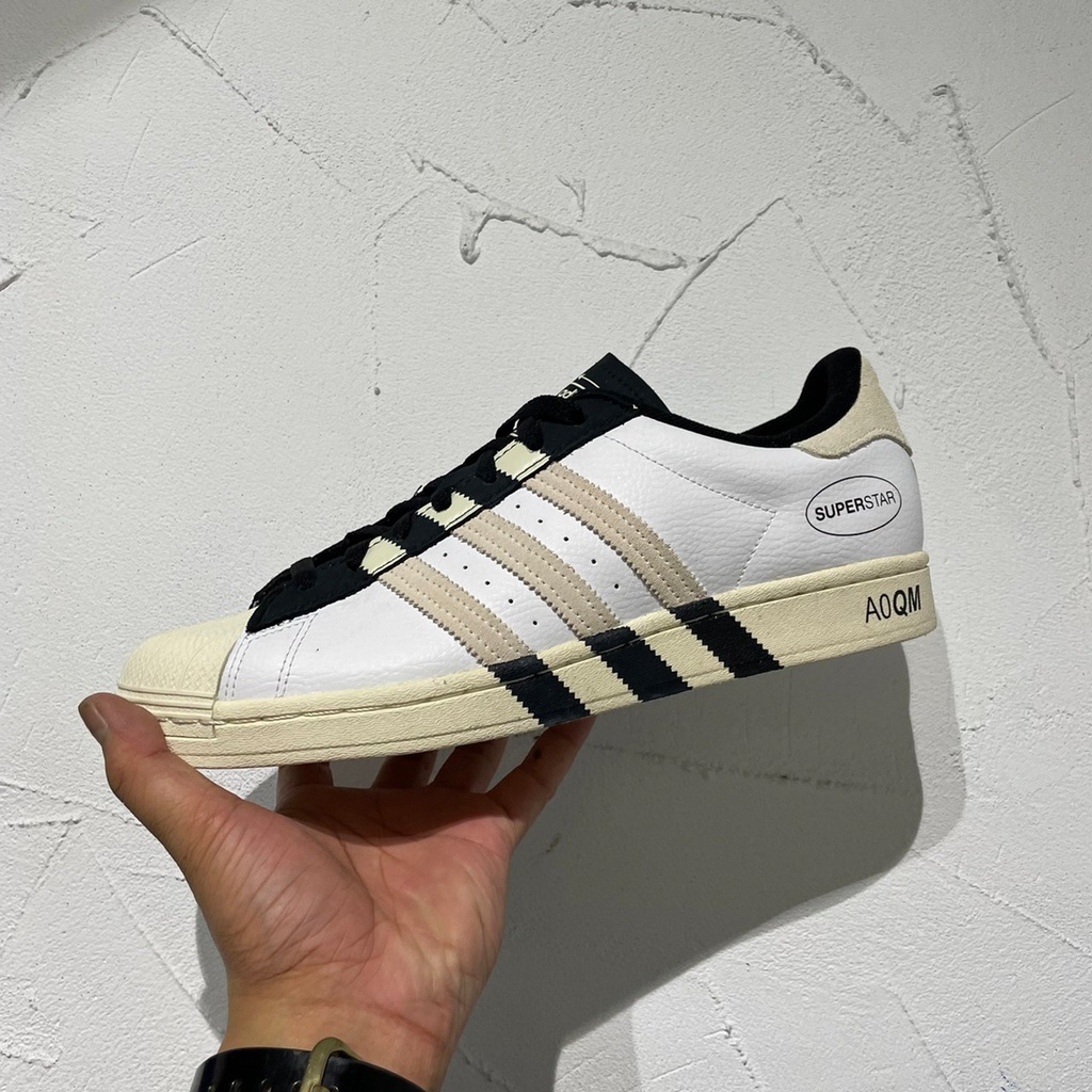 【R-MAN】Adidas Superstar 奶油底 小Y3 拼接 貝殼鞋 復古鞋 GX6025 台灣公司貨 | 蝦皮購物