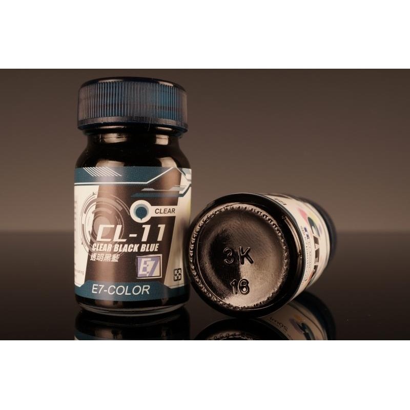 【大頭宅】E7 模型漆 CL-11 透明黑藍 | 蝦皮購物