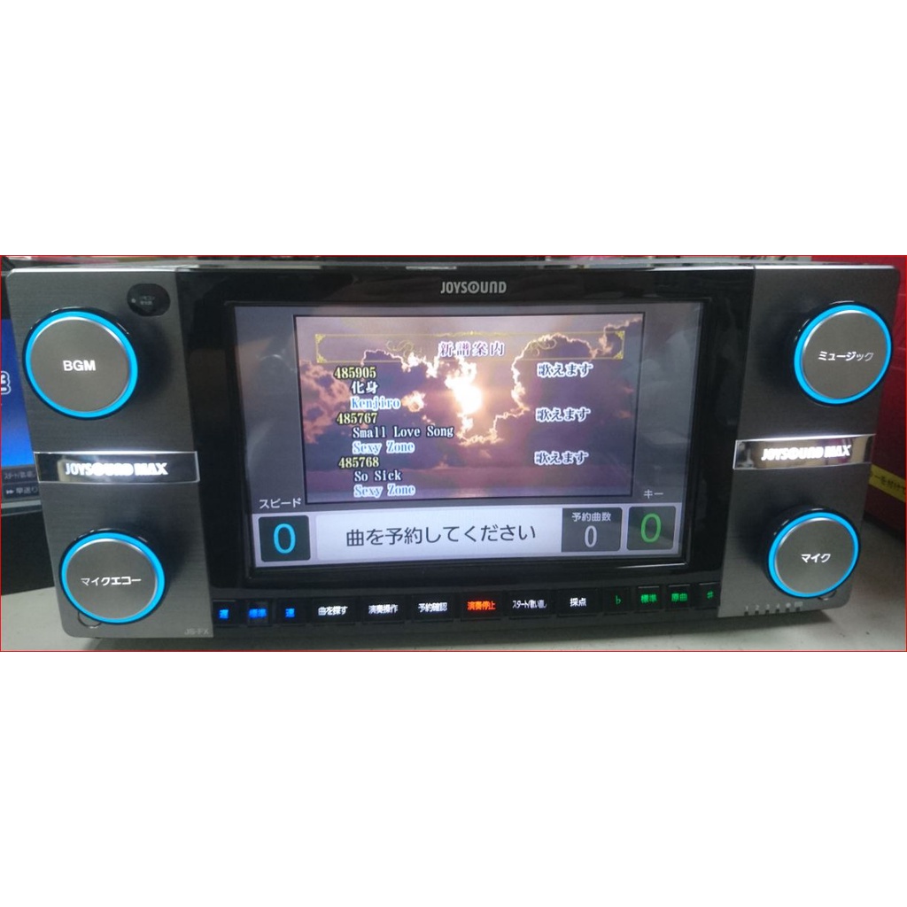 2手中古 JOYSOUND JS-FX MAX日文伴唱機 + JR-550電子歌本 | 蝦皮購物