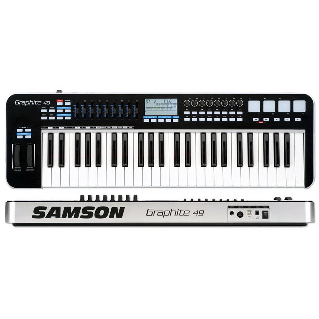【帝米數位音樂】SAMSON GRAPHITE 49 主控鍵盤，內附 KOMPLETE ELEMENTS 音色庫 | 蝦皮購物