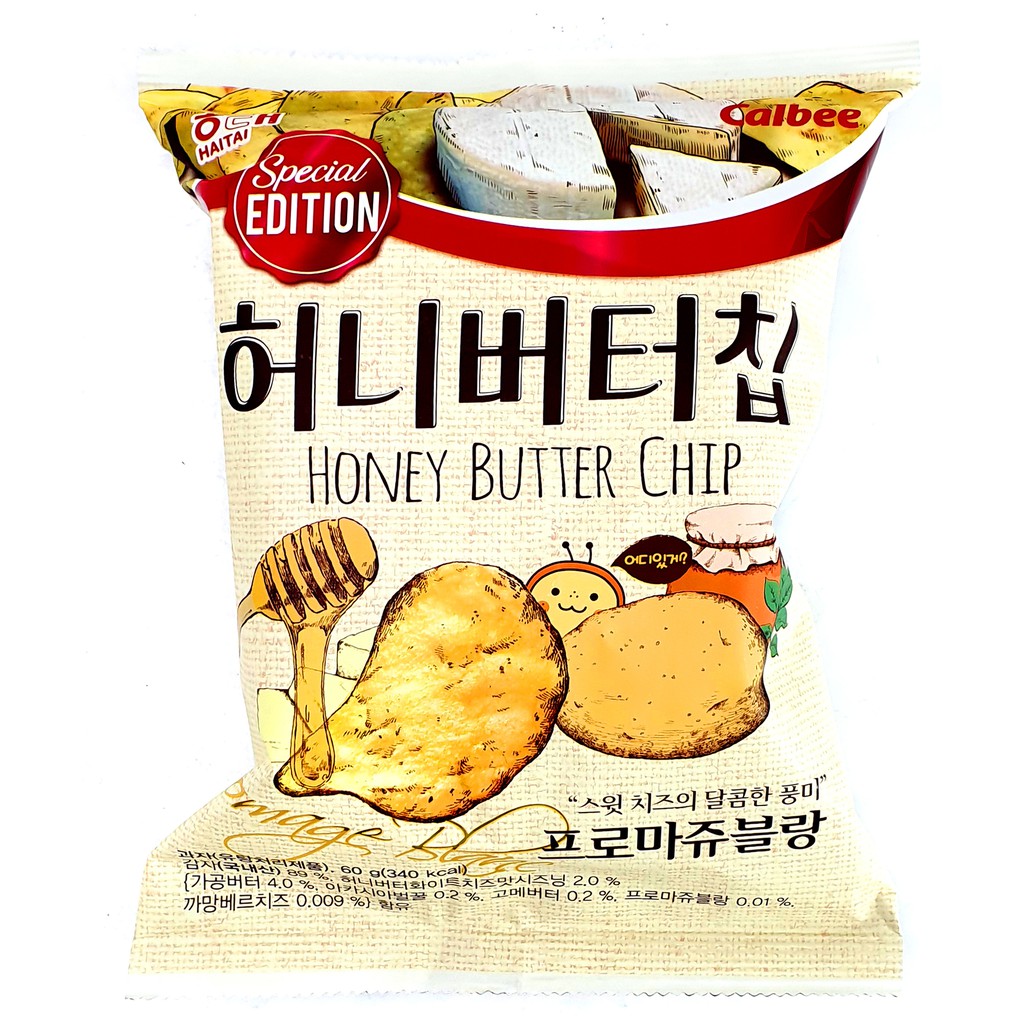 Chara 微百貨 》 韓國 Calbee 蜂蜜 奶油 洋芋片 加樂比 HAITAI 海太 牛奶 原味 海鮮 | 蝦皮購物