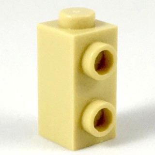 樂高 LEGO 沙色 1x1 x1 2/3 側接磚 單邊 側轉2 轉向 32952 6232135 Tan Brick | 蝦皮購物