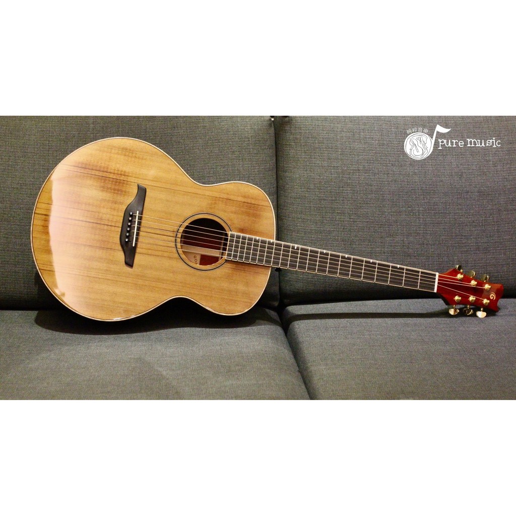 [純粹音樂社] GOMANS G-S16 紅松面板/花梨木側背 全單板手工木吉他(客製版) | 蝦皮購物