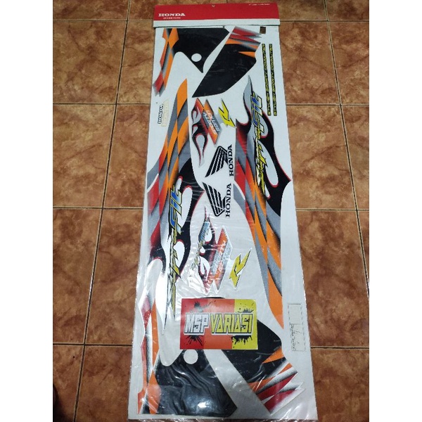Supra Fit 全新 CW pelx Racing 銀色貼紙的條紋列表 Original AHM | 蝦皮購物