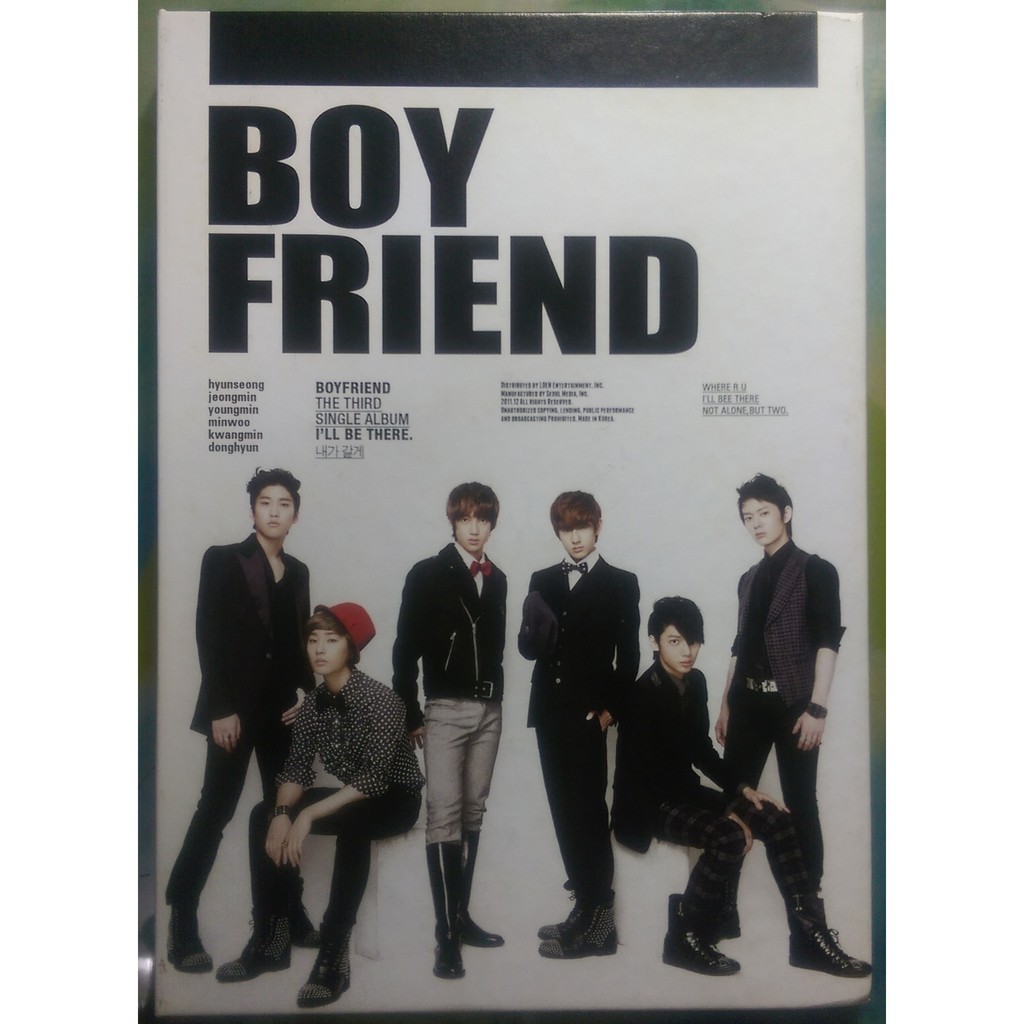 [二手CD]Boyfriend第3張單曲-「I`ll Be There」(韓國進口版) | 蝦皮購物