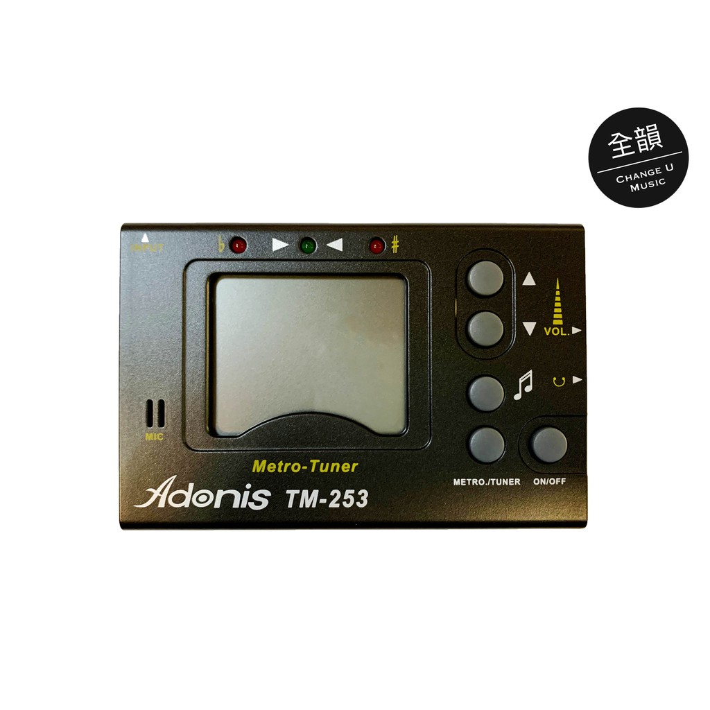 全韻音樂社 - Adonis TM-253 全頻率 調音器 節拍器 三合一 | 蝦皮購物
