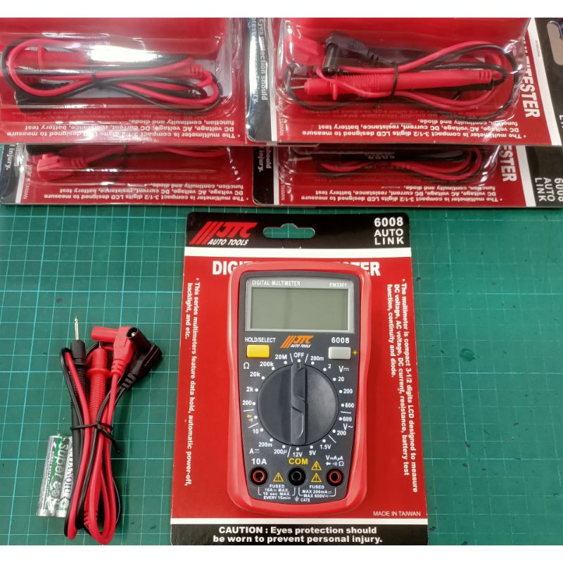 【現貨】JTC-6008 數位三用電錶 *~蝦皮代開發票~* | 蝦皮購物
