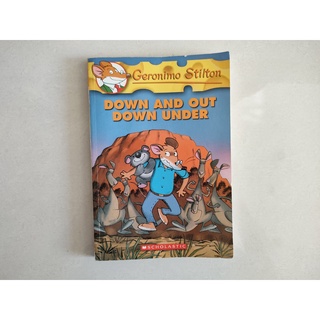 二手兒童英文橋樑書出清～老鼠記者Geronimo Stilton #29~Down and Out Down Under | 蝦皮購物