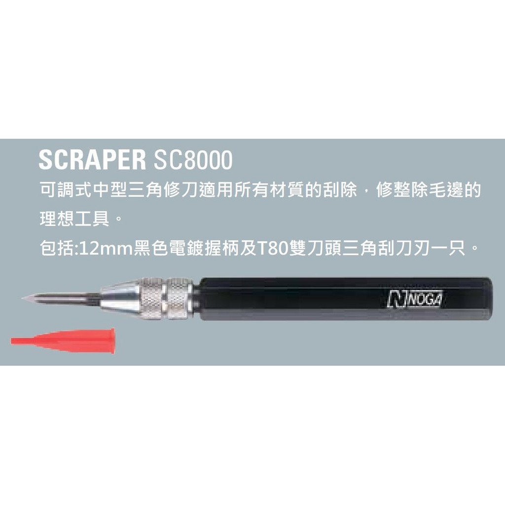 NOGA 可調式中型三角修刀 SC8000 | 蝦皮購物