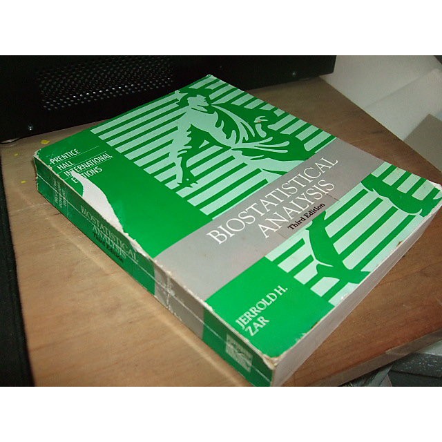 二手非新書80 ~Biostatistical Analysis 3/e Zar 013086398X 外皮破損 黃斑 | 蝦皮購物