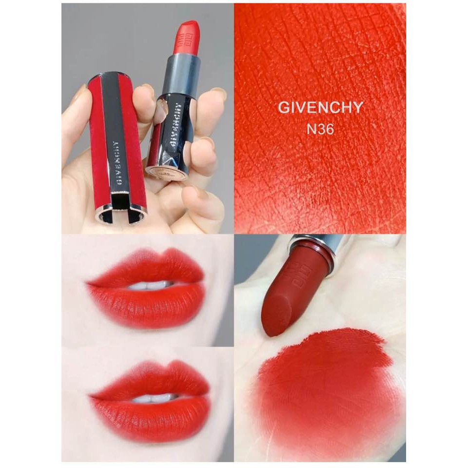 Y.A🌸 Givenchy 紀梵希 N17 N27 N28 高級訂製香吻誘惑紅絲絨唇膏 粉絲絨 口紅 七夕限定 | 蝦皮購物