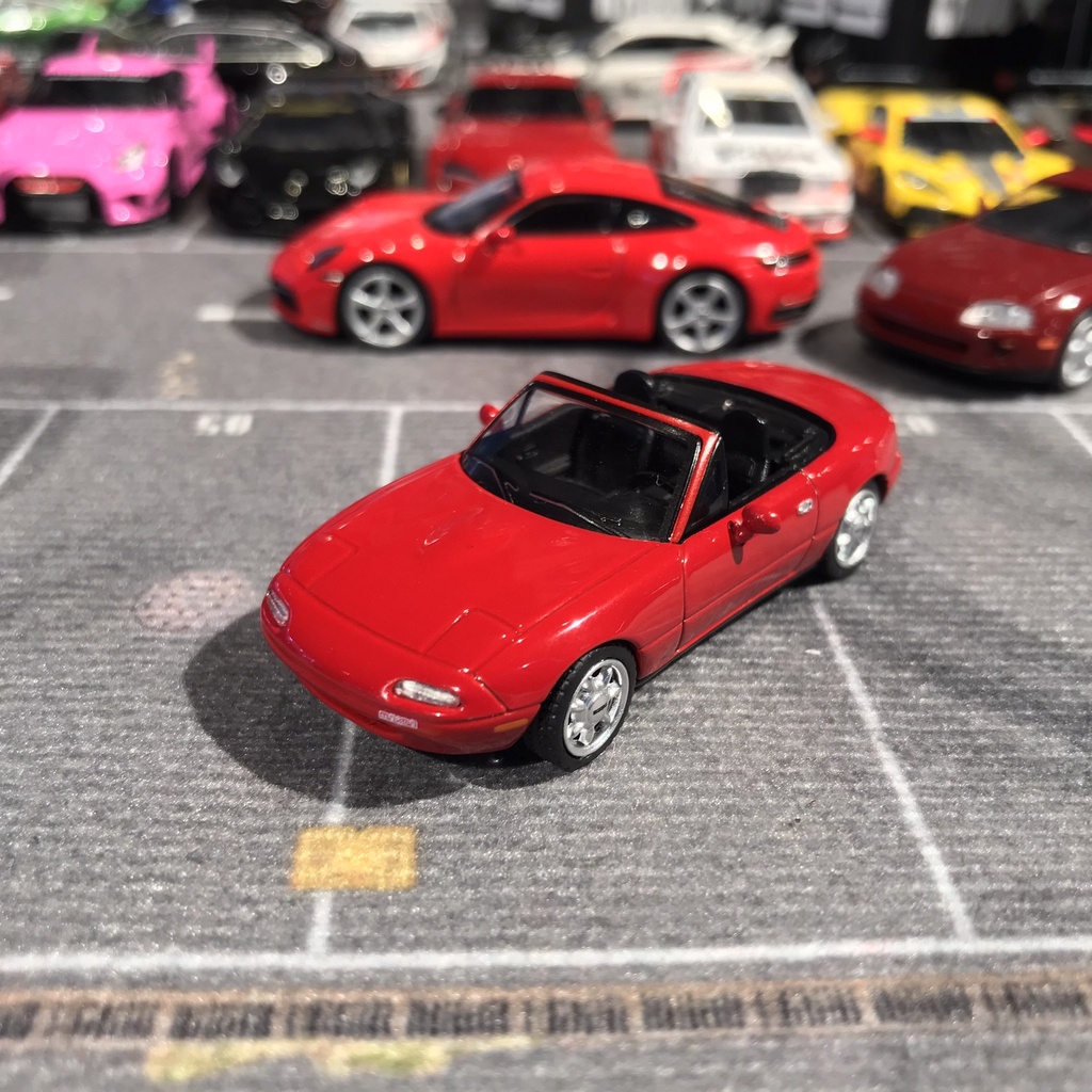 TSM-MINI GT 1:64 Miata MX5 NA JDM Red Simulation Limited, 43% OFF