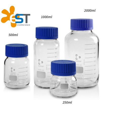 德國 SCHOTT DURAN 原廠 GL80 藍蓋血清瓶 試藥瓶 廣口 水瓶 玻璃瓶 醃漬瓶 | 蝦皮購物