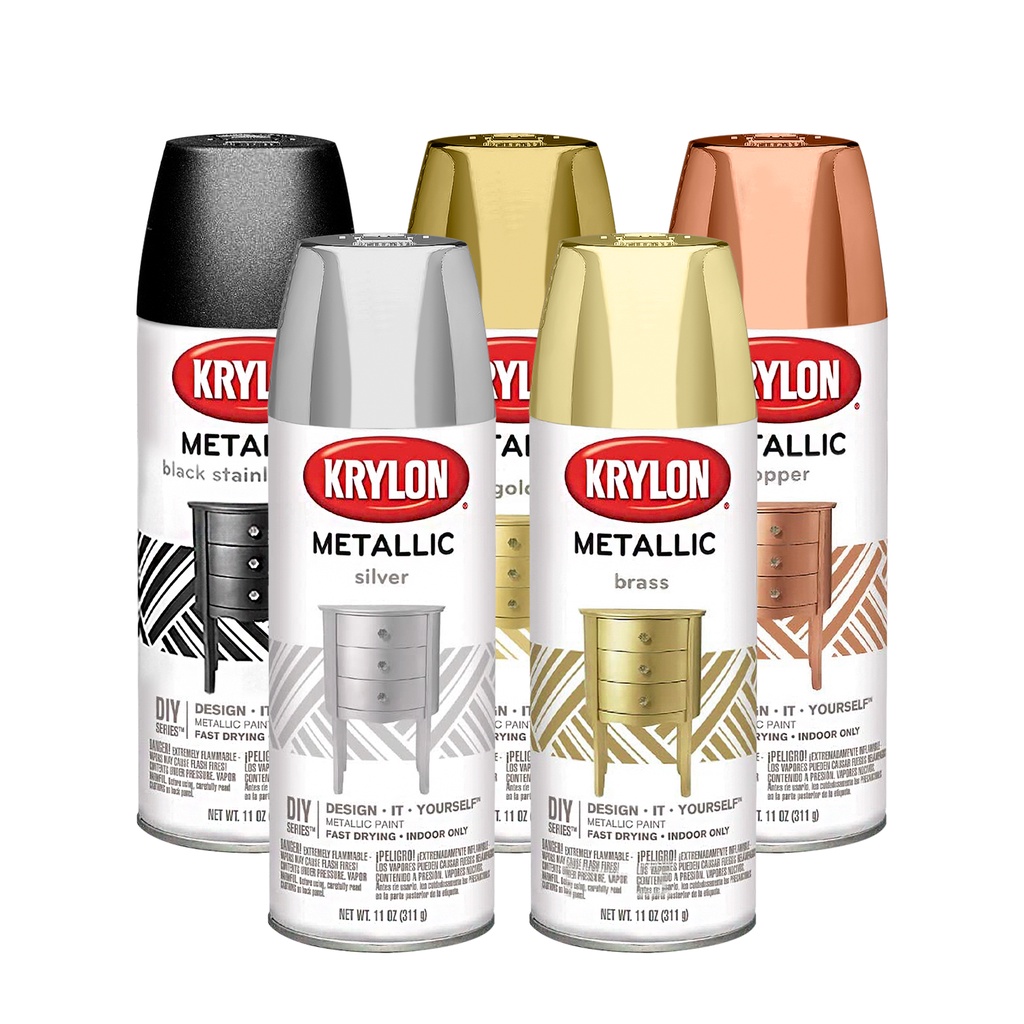 出清 Krylon 金屬噴漆 312g Metallic | 蝦皮購物