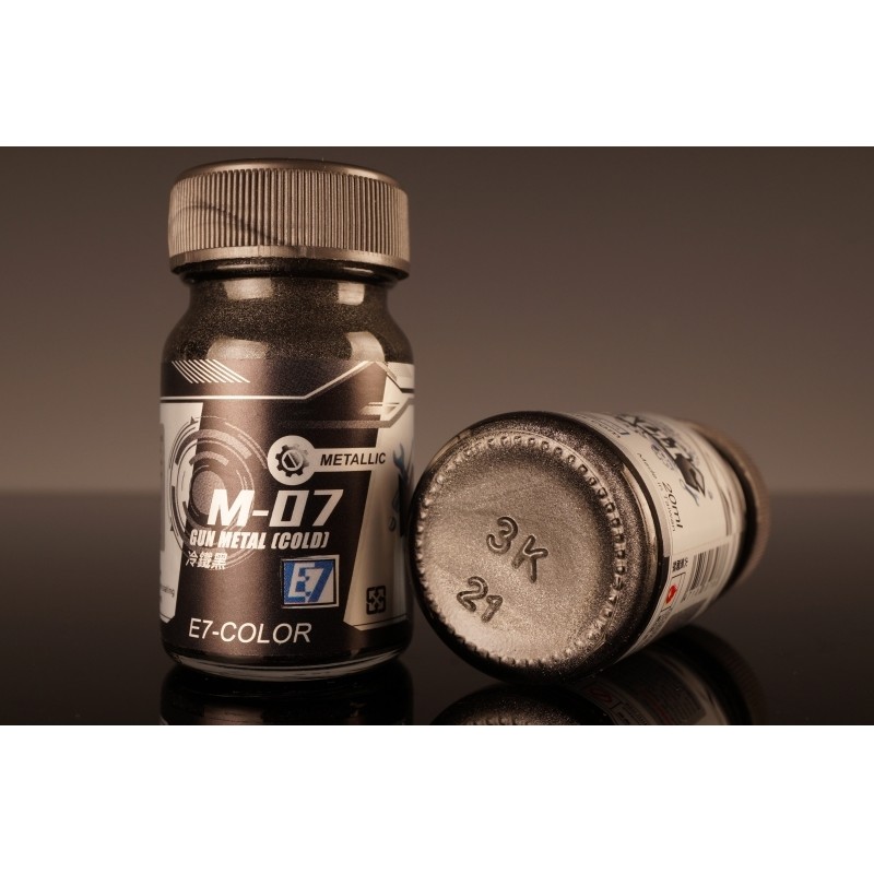 【模霸】E7-COLOR M-07 冷鐵黑 20ml | 蝦皮購物