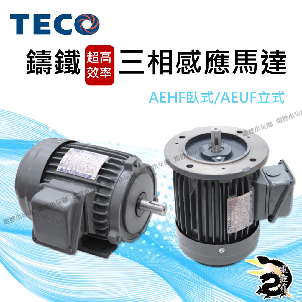 【下單前先聊聊】 東元 TECO AEHF臥式/AEUF立式系列 超高效率三相感應馬達1~5馬 公司貨 #台中實體店 | 蝦皮購物