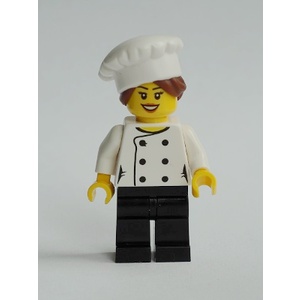 樂高人偶王 LEGO 經典城市系列/女廚師#40356 chef026 | 蝦皮購物