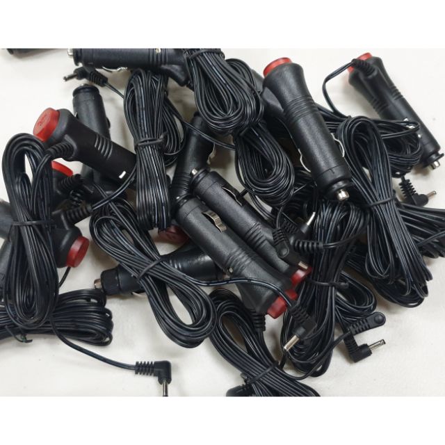 【測速器配件】電源線 按鈕開關 push按鈕 點煙孔插頭 測速器 車用電源線 DC12V 3米長 南極星 征服者 千里眼 | 蝦皮購物
