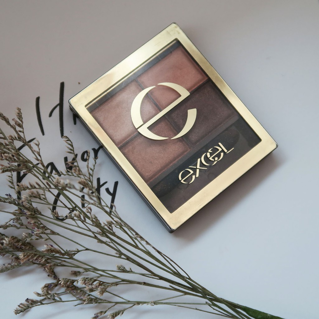 日本 excel 四色眼影 SR01 大地色 二手 | 蝦皮購物