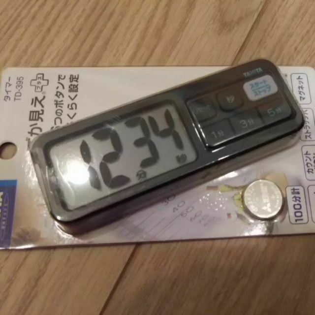 【全新現貨】日本品牌TANITA 電子計時器 TD-395 (剩黑色) | 蝦皮購物