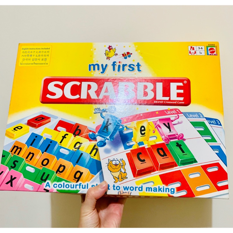 My first Scrabble 拼字遊戲 | 蝦皮購物
