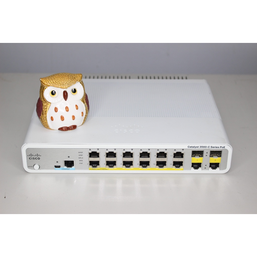 Cisco WS-C3560C-12PC-S CATALYST 3560C SWITCH 8 POE+ | 蝦皮購物