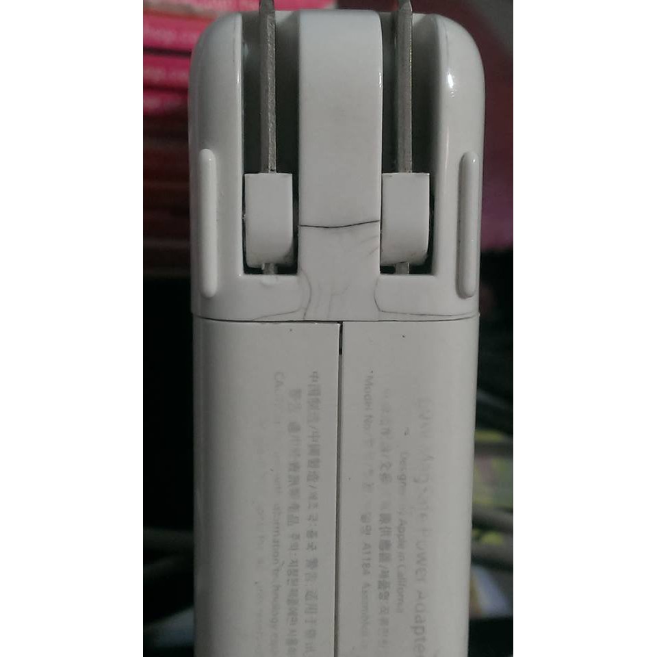 二手原廠 Apple 蘋果 16.5V3.65A 60W 吸磁式A1184 充電器 變壓 | 蝦皮購物