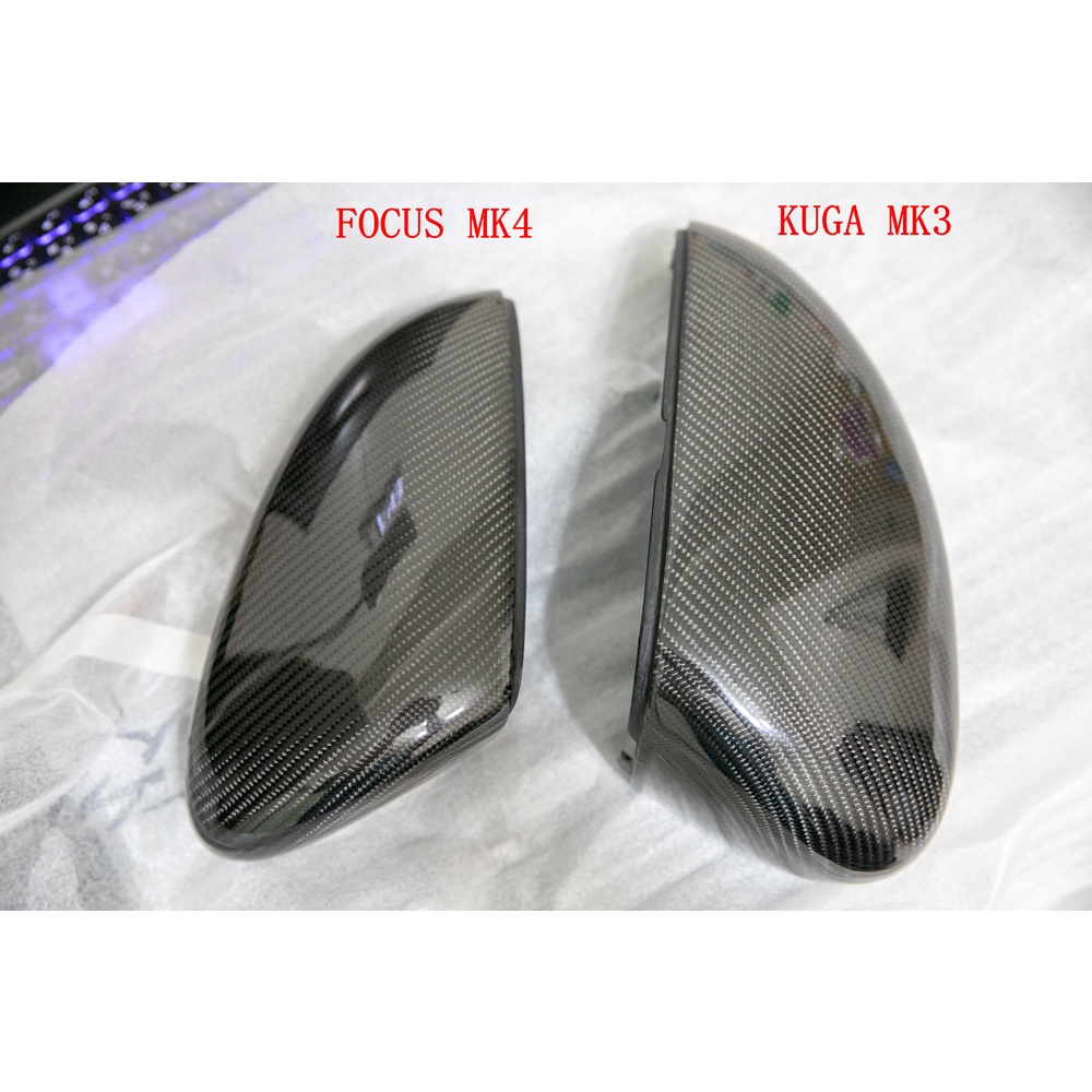 Focus Mk4、MK4.5 KUGA MK3、MK3.5替換式真碳纖維後視鏡殼 Wagon 正碳纖維 | 蝦皮購物