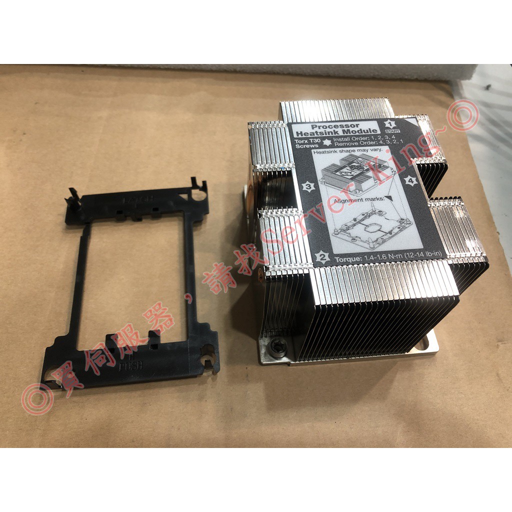 【SERVER KING】全新拆賣 INTEL XEON LGA3647 CPU 2U散熱器 散熱片 Heatsink | 蝦皮購物