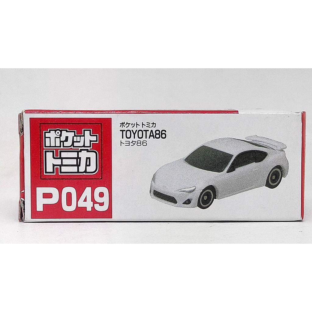 TOMY TOMICA 扭蛋車 P049 豐田 TOYOTA 86 白 | 蝦皮購物