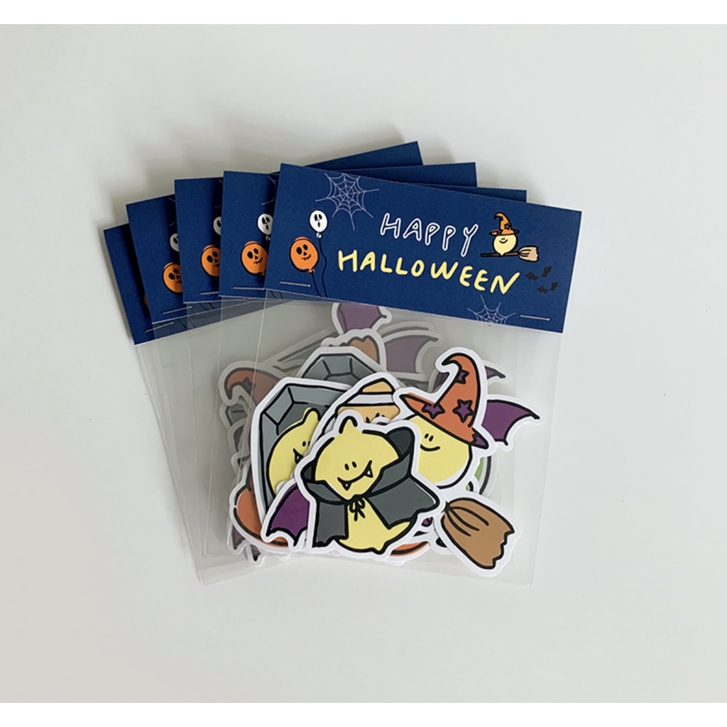 🇰🇷 ️ 現貨中 secondmorning sticker pack 萬聖節 貼紙包 | 蝦皮購物