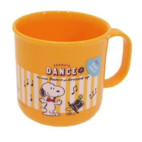 日本製進口 OSK Snoopy 史努比 兒童喝水杯 漱口杯(橘色) 200ml | 蝦皮購物