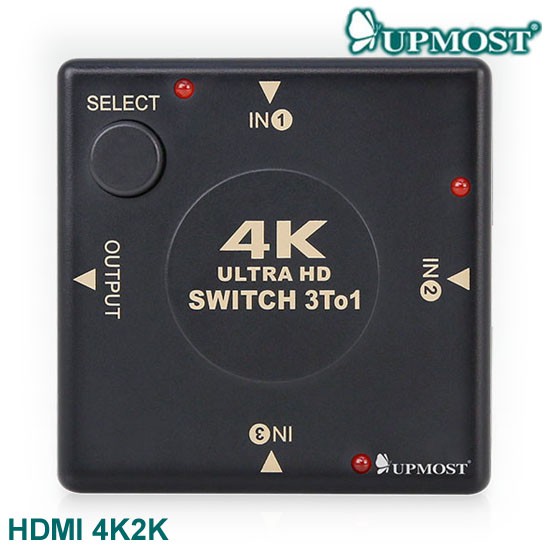 【3CTOWN】含稅附發票 UPMOST 登昌恆 Uptech 3入1出 HDMI 4K2K 影音切換器 | 蝦皮購物