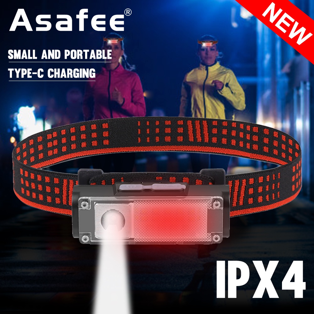 Asafee 300-400LM T125 超亮便攜式小型大燈大燈 XPE + 14 * LED 可固定對焦按鈕開關使用 | 蝦皮購物