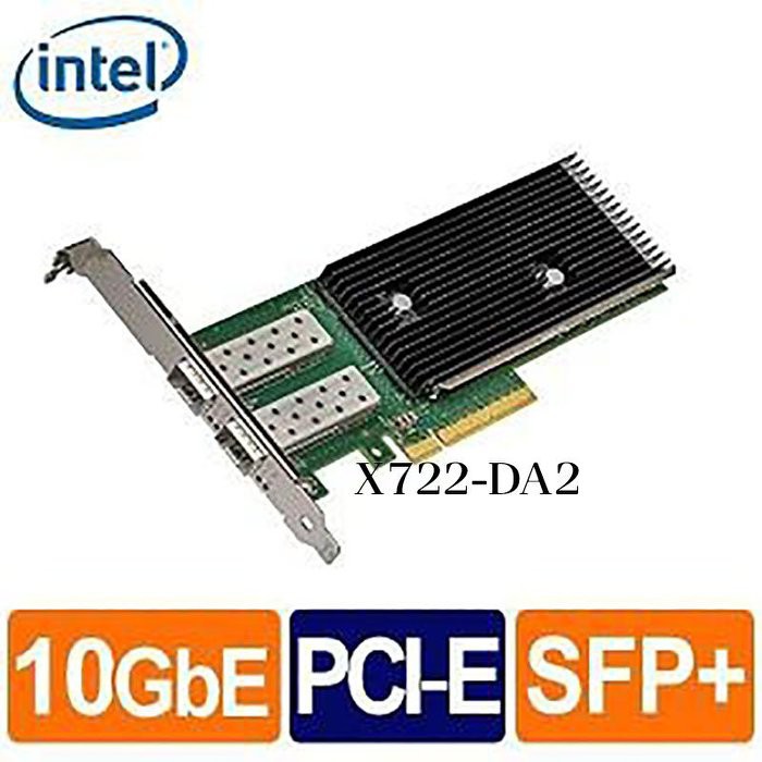 Intel® X722-DA2 10G 雙埠 光纖/Fiber 網路卡(Non-GBIC) | 蝦皮購物