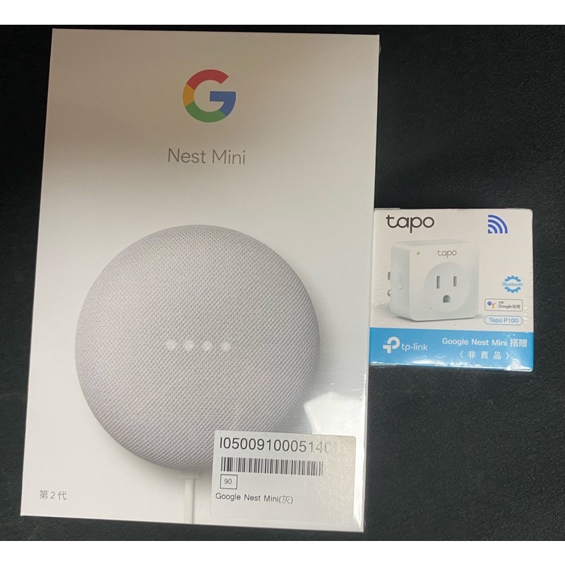Google nest mini音箱 +TP-Link Tapo P100 迷你型 無線 Wi-Fi 智慧插座 | 蝦皮購物