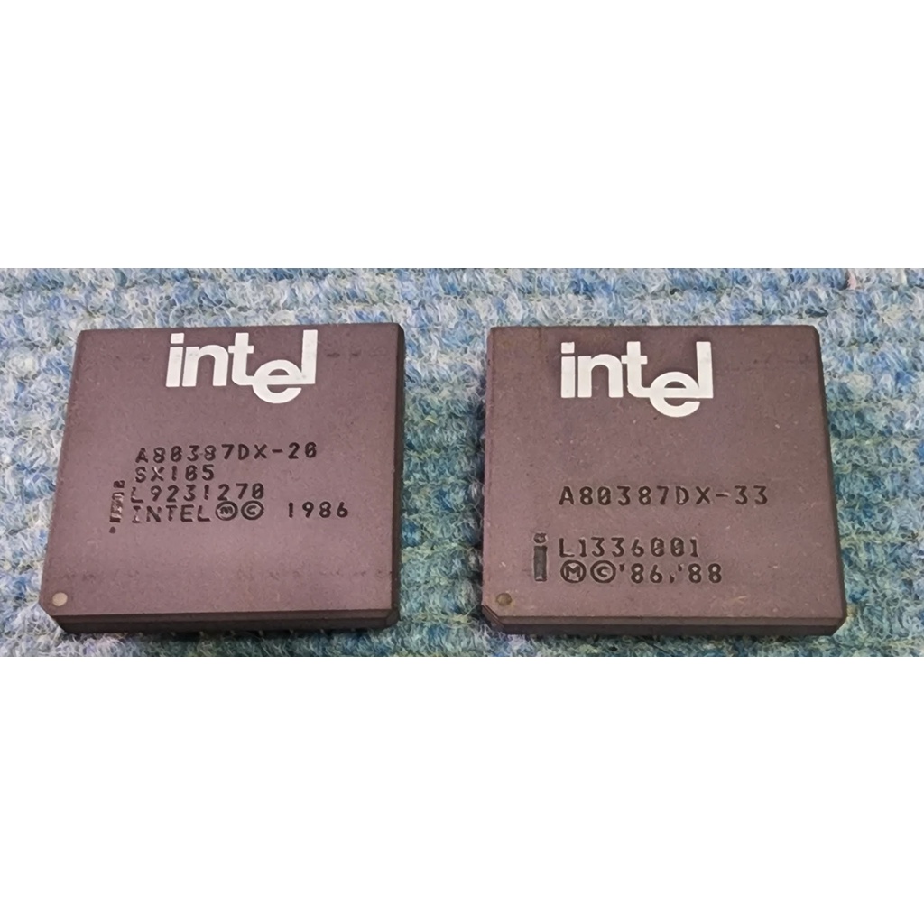 387浮點運算器 Math CoProcessor INTEL A80387DX-20 A80387DX-33 | 蝦皮購物