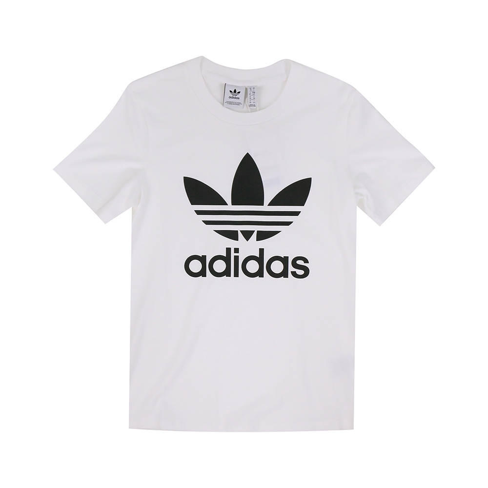 ADIDAS TREFOIL 三葉草LOGO 女短袖上衣 FM3306 白 | 蝦皮購物