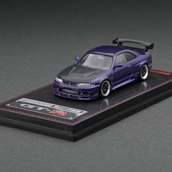 【模例】ignition model 1/64 Nissan R33 GT-R 金屬紫 IG2506 | 蝦皮購物