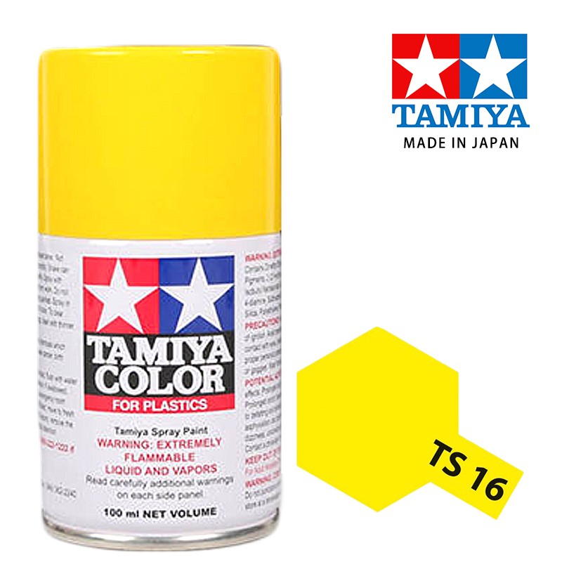 【鋼普拉】現貨 TAMIYA 田宮 模型 噴漆 噴罐 油性漆 85016 TS16 TS-16 亮光黃色亮光 100ml | 蝦皮購物
