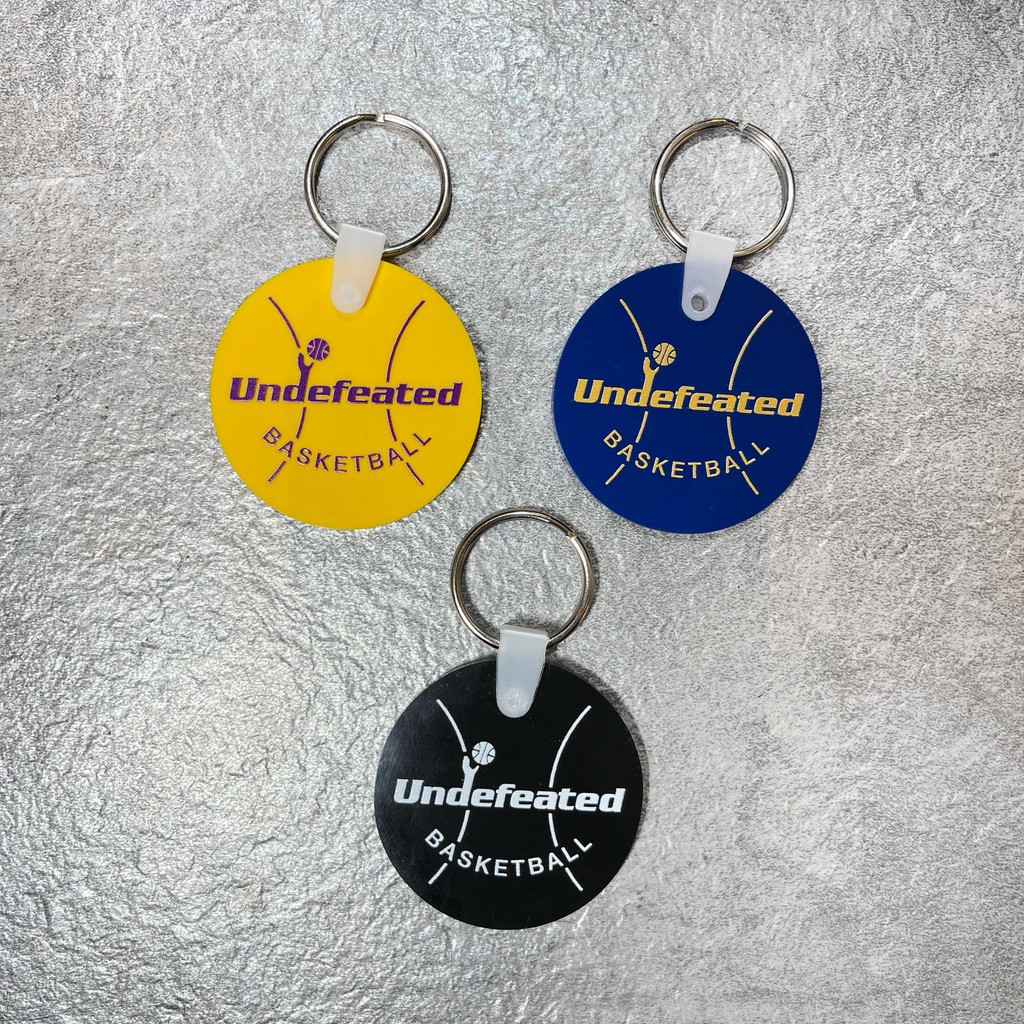【Faithful】Undefeated BASKETBALL KEYCHAIN【02070】橡膠鑰匙圈 三入 | 蝦皮購物