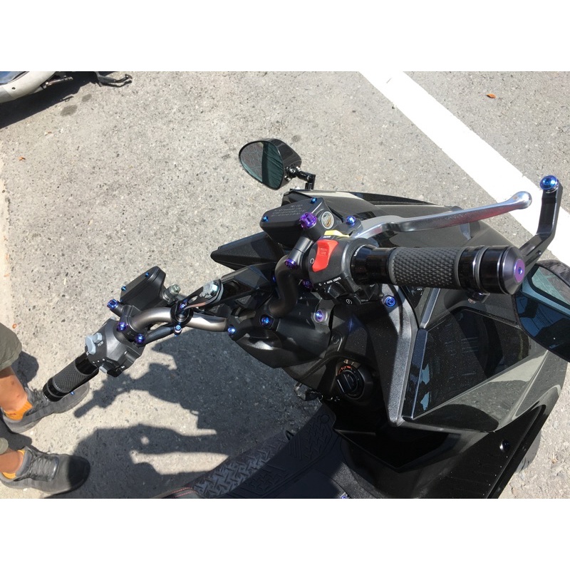 （現貨）simota 專用鈦螺絲 碳纖維 後視鏡 前移 KRV force smax | 蝦皮購物