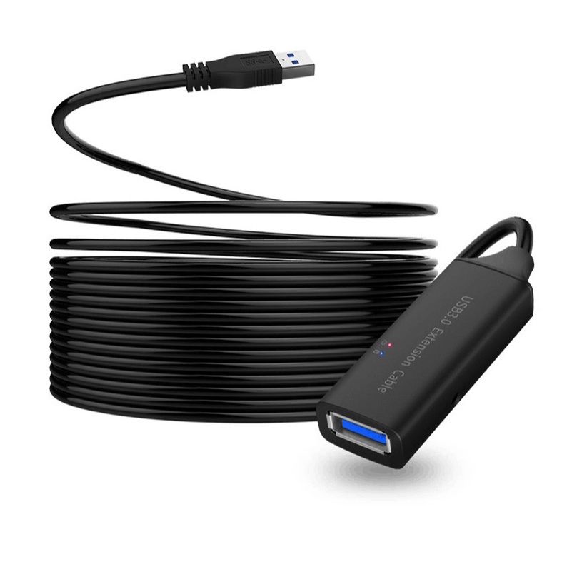 USB 3.0信號放大延長線(帶芯片)5米~20米數據延長線 公對母連接線 | 蝦皮購物