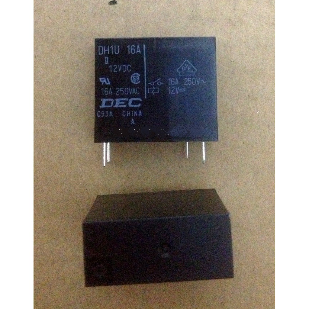 全新原裝DEC功率繼电器TYPE II DH1U 16A 12VDC 4脚 DC12V | 蝦皮購物