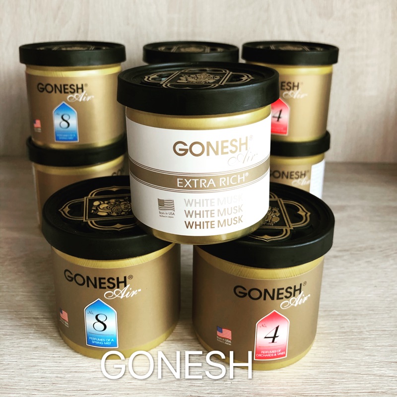 🌿晴香芳香精油🌿GONESH空氣芳香膠（固體膠）#8號/#4號/#白麝香 | 蝦皮購物