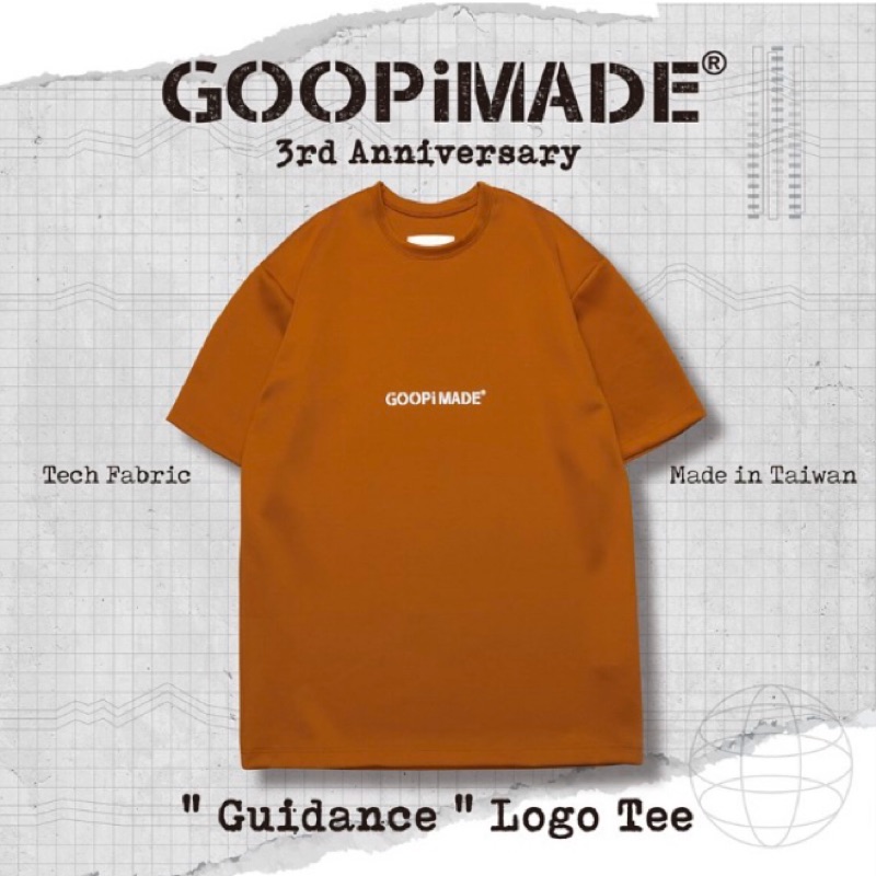 GOOPiMADE 3rd Anniversary "Guidance" Logo Tee 1號 全新 | 蝦皮購物