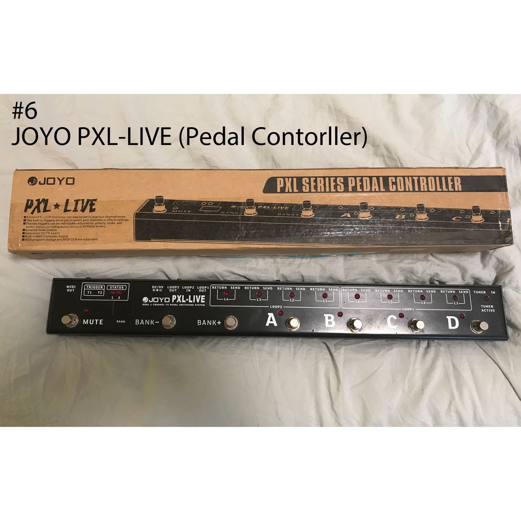 [二手] 電吉他 效果器 控制器 JOYO - PXL-LIVE (Switcher/Controller) | 蝦皮購物