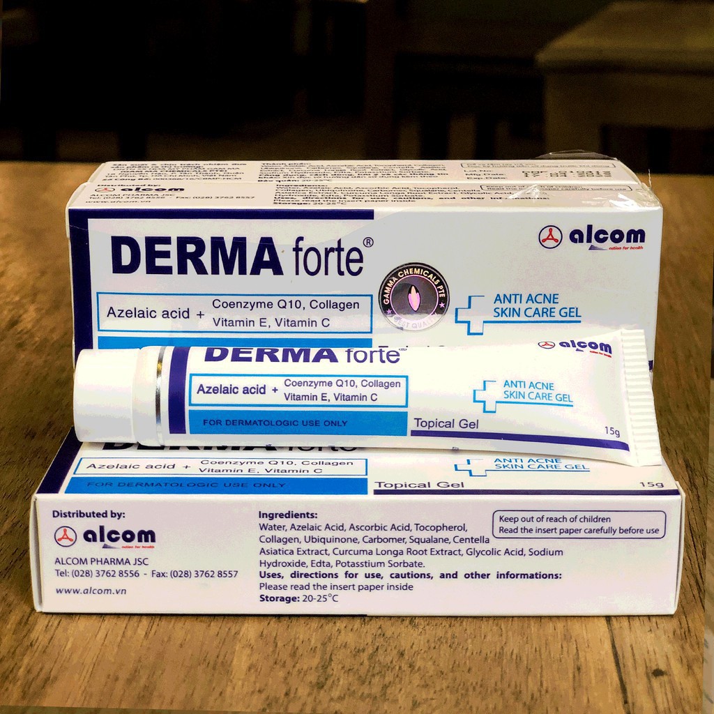 Derma Forte Gel 15g - 減少粉刺,防止黑斑、淡化疤痕、滋養肌膚 | 蝦皮購物
