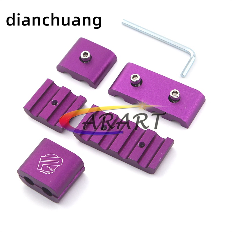 三個裝 汽車改裝四孔線夾 鋁合金火花塞電線夾分離器線點火電纜夾 | 蝦皮購物